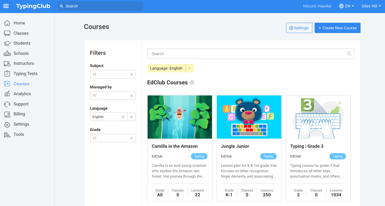 Typing Club – Digital Learning Cornwall